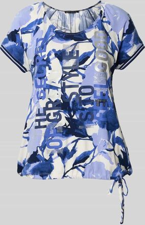 Betty Barclay T-Shirt aus Viskose-Mix mit Kordelzug am Saum