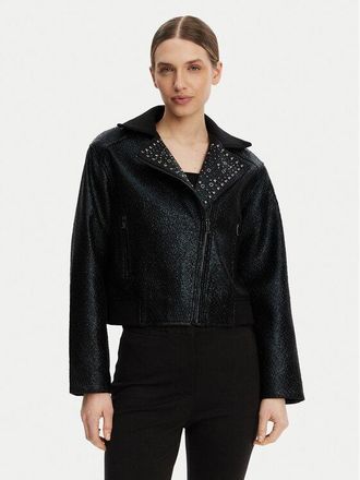 DKNY &Uuml;bergangsjacke P4JJ6XIY Schwarz Regular Fit