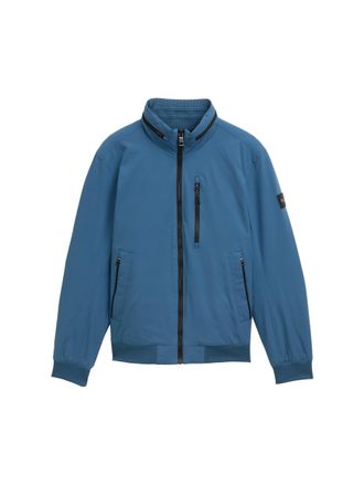 Tom Tailor Tom Tailor Herren Blouson Jacke mit verstaubarer Kapuze