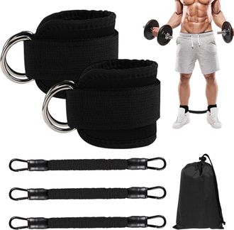 Generico &Uuml;bungsb&auml;nder - elastisches &Uuml;bungsger&auml;t f&uuml;r Ges&auml;&szlig;muskeln | Bein-Widerstandsband - f&uuml;r Frauen, M&auml;nner, Jugendliche, Sportler, Familie, Heimfitnessstudio