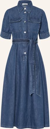 More & More More & More Hemdblusenkleid In Jeansoptik blau