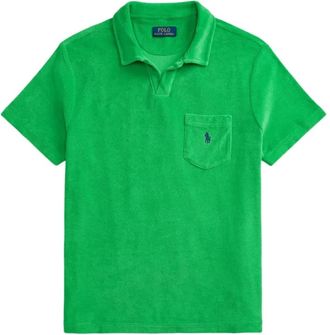 Ralph Lauren Homme, Tops, Vert, Taille: 2XL Polo en maille