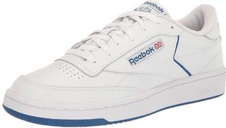 Reebok Baskets Club C 85 pour homme, Blanc/bleu vecteur, 50 EU