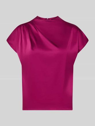 Zero Blusenshirt mit Rundhalsausschnitt und Kapp&auml;rmeln