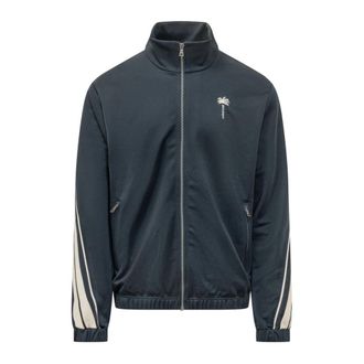 Palm Angels Palm Track Jacket - - Sport - Herren - Blau - L