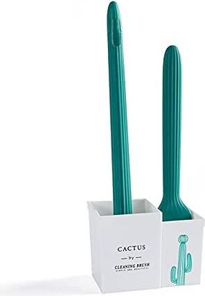Generic Ensemble de brosses de toilette en forme de cactus avec manche long et base
