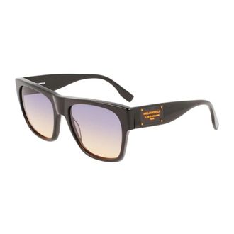 Karl Lagerfeld unisex, Accessoires, Noir, Taille: ONE Size Lunettes de soleil en ac&eacute;tate avec protection de filtre 2