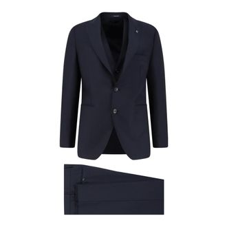 Tagliatore Single Breasted Suits - - Suits - Herren - Blau - 2XL