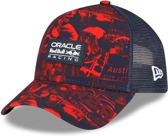 New Era A-Frame Snapback Trucker Cap Austin Red Bull Racing