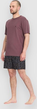 Volcom Melange Trunk 17 Boardshorts asphalt black