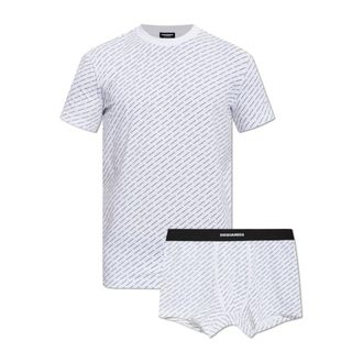 Dsquared2 Herren, Unterw&auml;sche, Wei&szlig;, LGr&ouml;&szlig;e