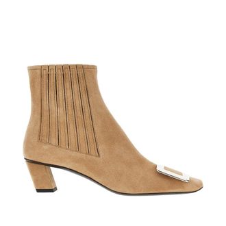 Roger Vivier Suede leather Belle Vivier Chelsea boots Woman 36