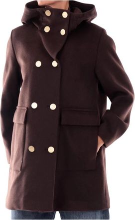 A|X Armani Exchange Xw002448 Zweireihiger Mantel - - Coats - Damen - Braun - S