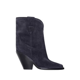 Isabel Marant Boots santiag &agrave; talons Leyane en cuir daim