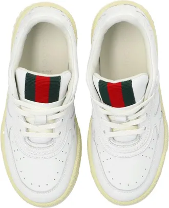 Gucci Calfskin Leather Sneakers - White