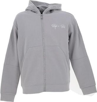 Project X Paris Sweat &agrave; Capuche zipp&eacute; uni Gris Clair S