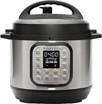 Instant Pot Duo 30 - 7 en 1, Autocuiseur Intelligent - Fonctions, Autocuiseur, Mijoteuse, Cuiseur à Riz, Poêle à Rissoler, Yaourtière, Cuiseur Vapeur et Chauffe-P