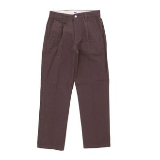 Obey Dunkelbraune Baumwollcanvas-Hose - - Trousers - Herren - Braun - W34