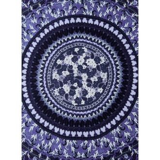 Petrusse Silk Boheme Schal - Blau