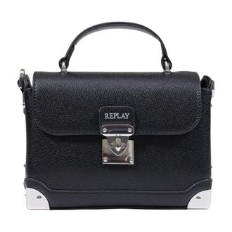 Replay Kleine Tasche mit strukturierter Oberfl&auml;che - - Bags - Damen - Schwarzk - ONE SIZE