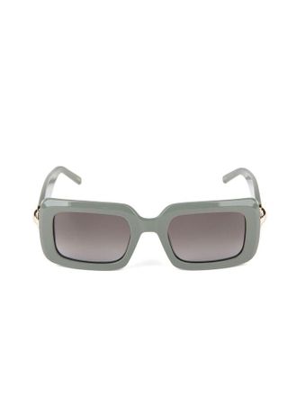 Furla Womens Sunglasses Glossy Khaki Green Acetate Eyewear