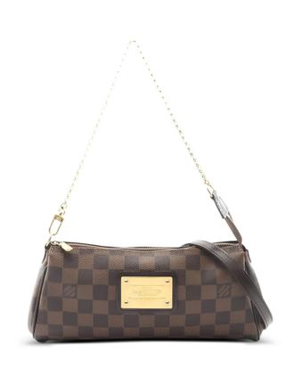 Louis Vuitton sac port&eacute; &eacute;paule &agrave; plaque logo (2017) - Marron