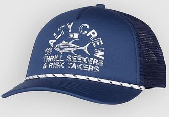 Salty Crew Pitstop Trucker Cap bright navy