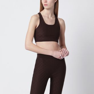 Gucci Top aus dem GG-Jacquard-Jersey