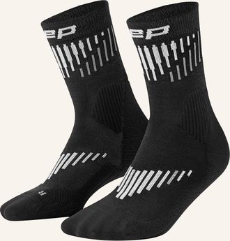 CEP Cep Cep Cep Core Run Merino Socks, Mid Cut, 3.0, Men schwarz