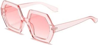 Generic Lunettes De Soleil &Agrave; Monture Large For Hommes Et Femmes, For La Conduite Le Sport En Ext&eacute;rieur(Pink)