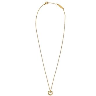 Ferragamo Twisted Gancini Necklace - - Accessories - Damen - Gelb - ONE SIZE