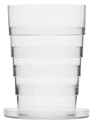 noTrash2003 Bier Glas zusammenschiebbar Picknick-Glas Picknick Zubehör Becher Tasse