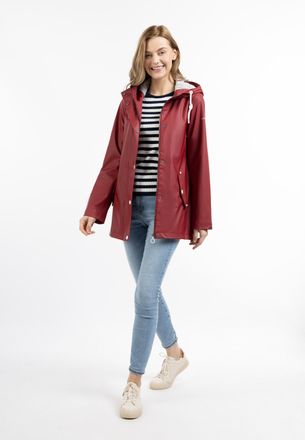 Dreimaster Dreimaster Regenjacke Damen Dunkelrot