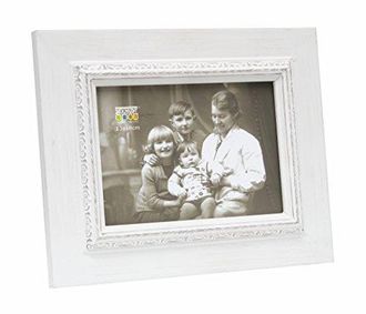 Deknudt Frames Bilderrahmen Farbe: Weiß gemalt, Größe (Bild): 13 cm H x 18 cm B