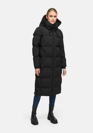 Marikoo Winterjacke Tikoraa mit extra langem Schnitt und hohem Kragen