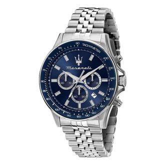 Maserati Homme, Accessoires, Gris, Taille: ONE Size Montre Chronographe Sfida