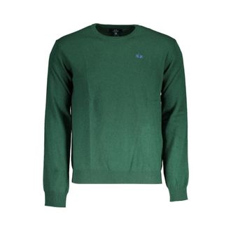 La Martina Homme, Pulls, Vert, Taille: M Pull en laine &agrave; col rond