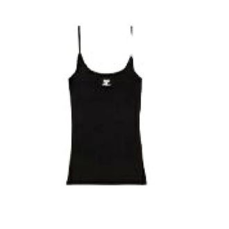 Courr&egrave;ges Femme, Tops, Noir, Taille: 40 FR Top