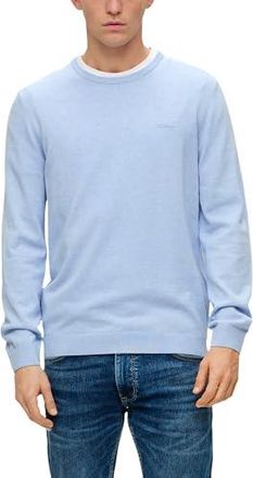 s.Oliver Pull à col roulé pour Homme, Bleu, M