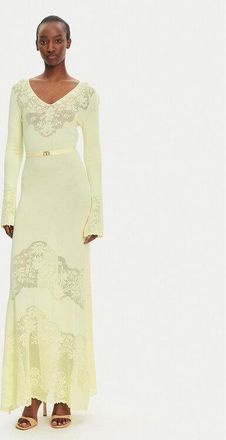 Twin-Set Strickkleid 251TP3240 Beige Regular Fit