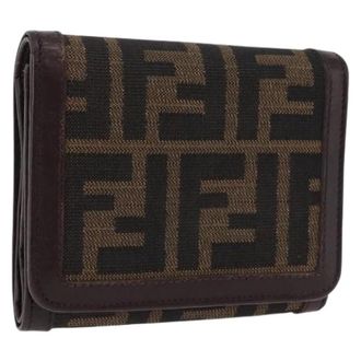 Fendi Pre-owned Zucca Canvas Wallet - - Pre-owned - Damen - Braun - ONE SIZE