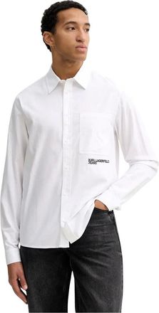Karl Lagerfeld Herren, Shirts, Wei&szlig;, MGr&ouml;&szlig;e