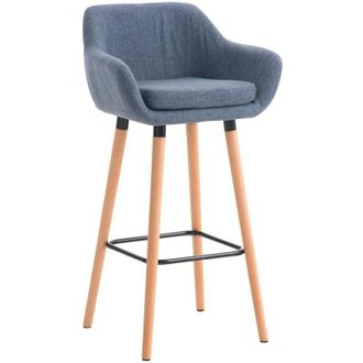 Clp Se tabouret de subvention en tissu bleu