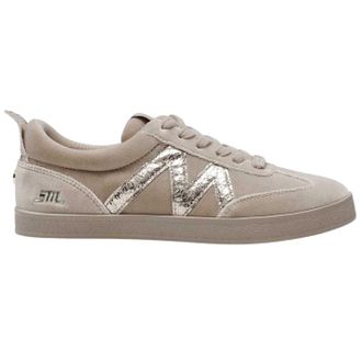 Steve Madden Metallic Sneaker f&uuml;r Damen, Wildleder (Graubeige)