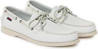 Sebago Leder - White Portland Moccasins Portland
