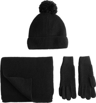 Next Bommelm&uuml;tze, Schal und Handschuhe