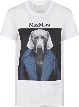 Max Mara Damen, Oberteile, Wei&szlig;, LGr&ouml;&szlig;e