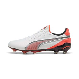 Puma KING ULTIMATE FG/AG Fu&szlig;ballschuhe Unisex, Schuhe, Wei&szlig;, 40.5