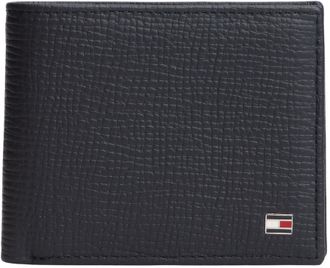 Tommy Hilfiger Herren Th Flag Mini Cc Wallet Am0am13708 Faltbare Brieftasche, Blue (Space Blue)