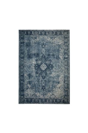 Xora Vintage-Teppich Manhattan, Blau, Textil, Vintage, rechteckig, 155x230 cm, Reach, AZO-frei, f&uuml;r Fu&szlig;bodenheizung geeignet, pflegeleicht, Teppiche & B&ouml;de